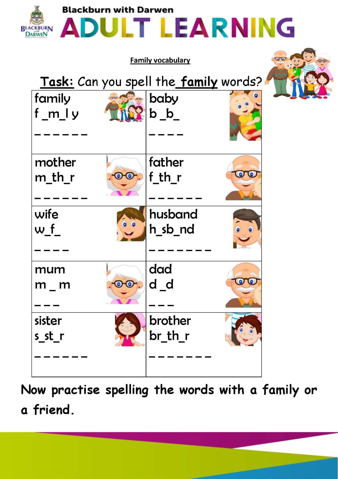 ESOL - Curriculum & Resources - Blackburn with Darwen Adult Learning